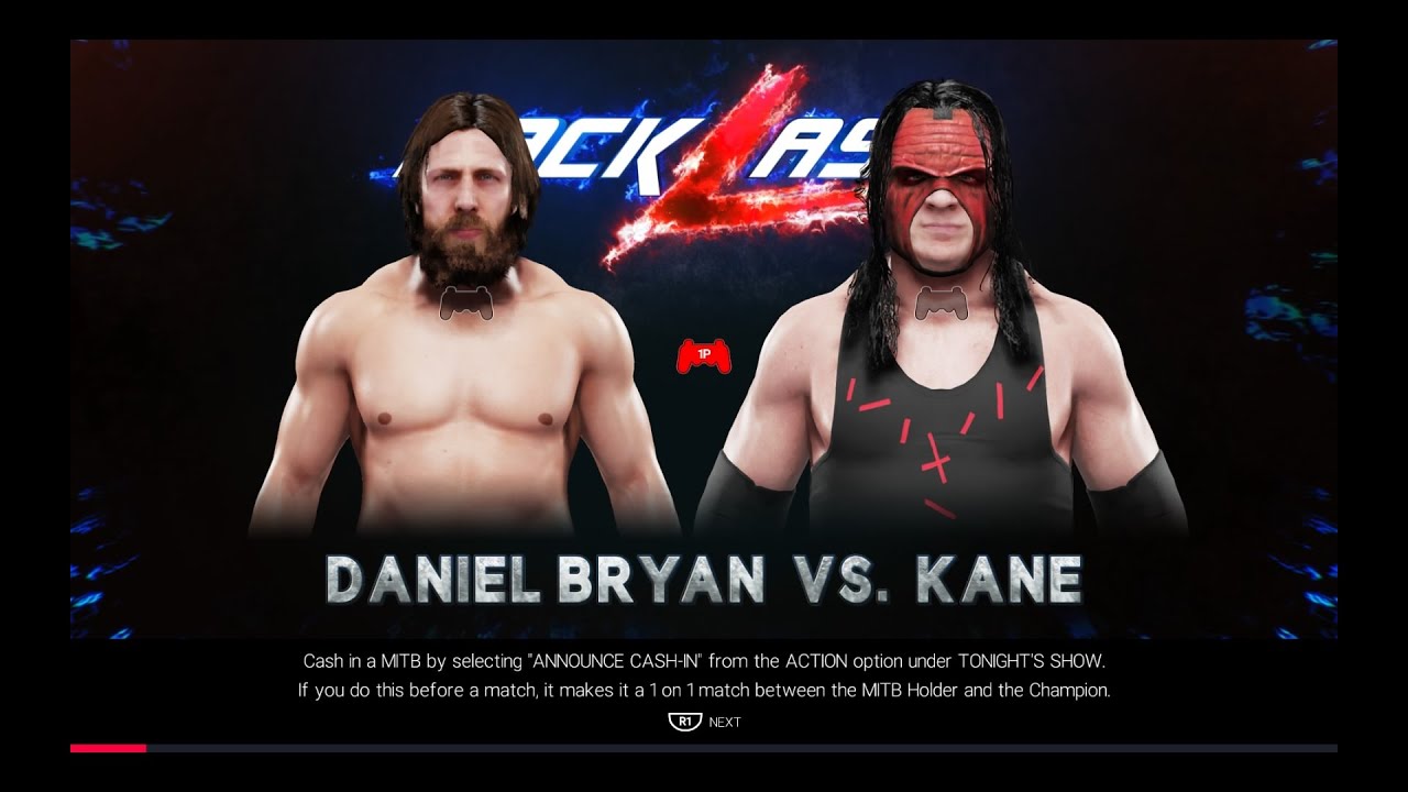 Wwe 2k19 Daniel Bryan vs Kane BACKLASH PPV - YouTube