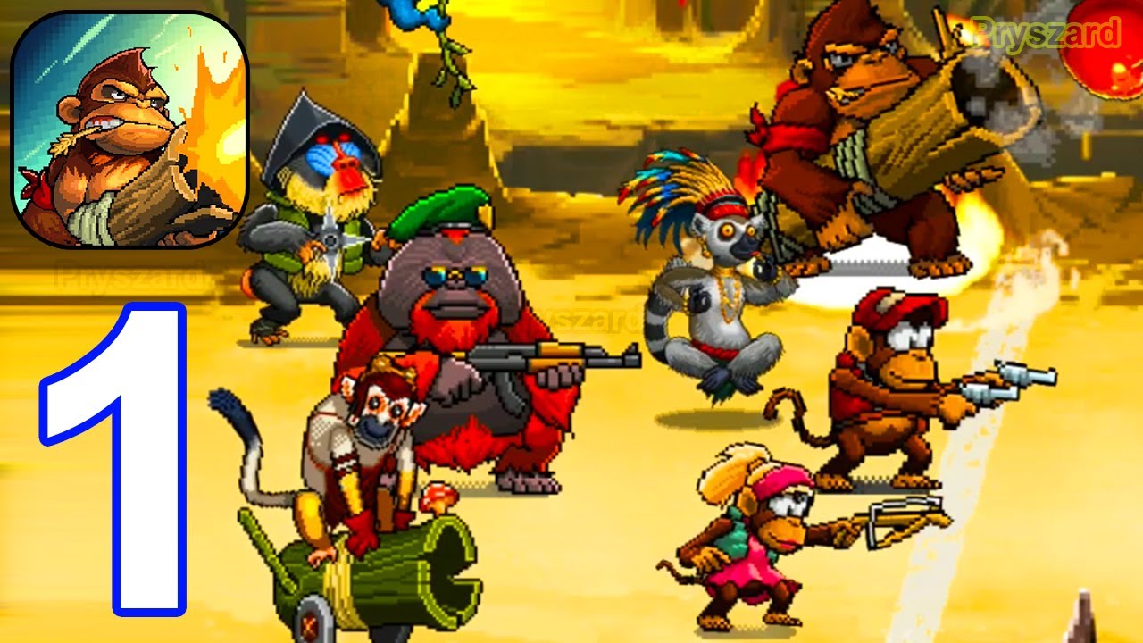Apes vs Zombies - Gameplay Part 1 - Apes Army Commander VS Zombies All ...