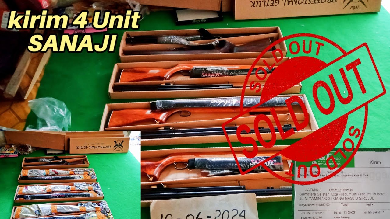 SANAJI KIRIM 4 UNIT #gejlukbiggame #senapananginpcp - YouTube