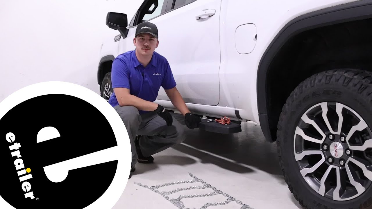 etrailer | Fit Check: Titan Chain Tire Chains w/ Cams on a 2019 GMC ...