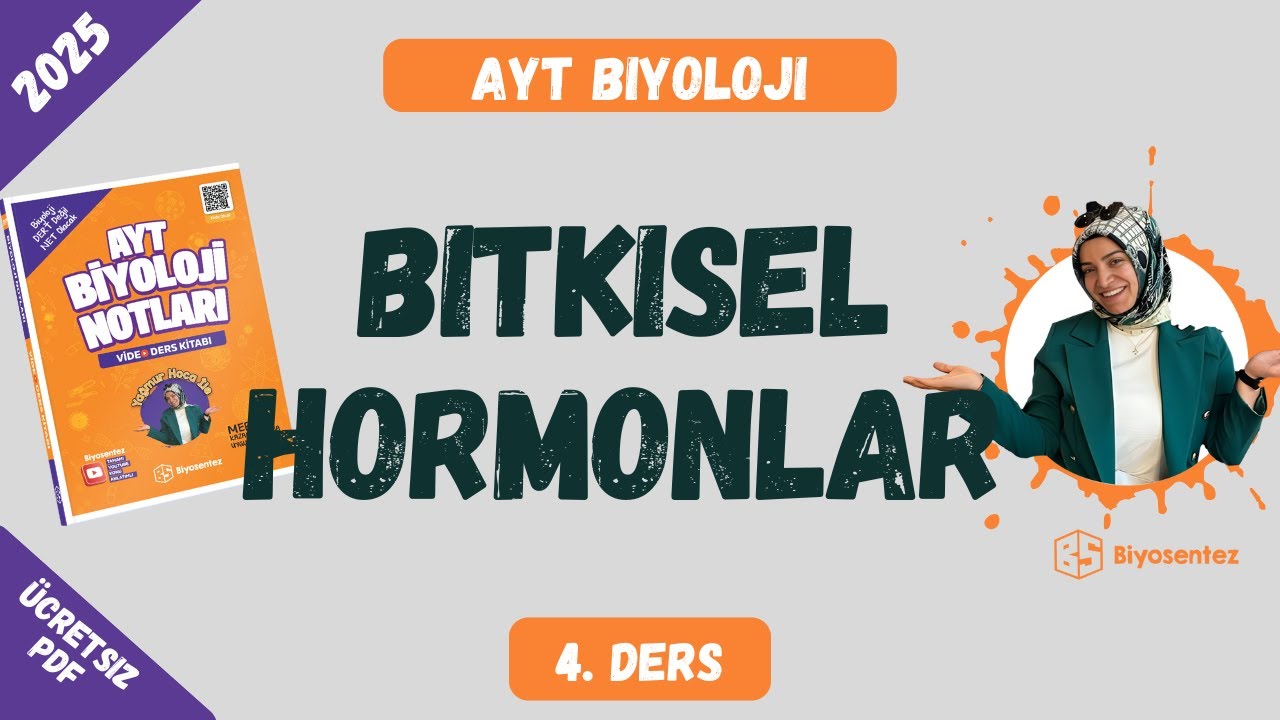 59) Bitkisel Hormonlar Konu Anlatımı Konu Anlatımı / AYT Biyoloji ...