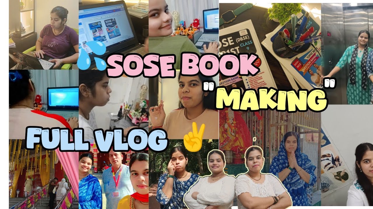 SOSE YONEEK CLASSES BOOK MAKING FULL VLOG । Sose book 2025 । sose ...