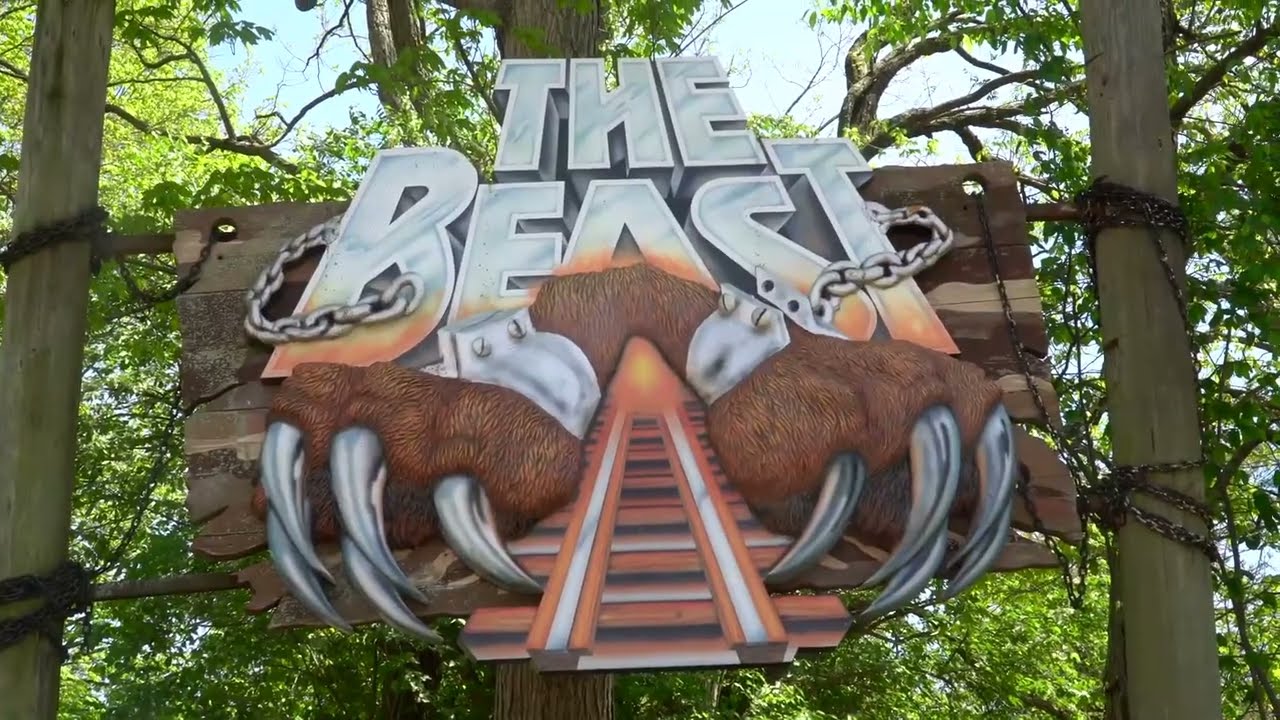 The Beast Roller Coaster Logo Kings Dominion's Rapterra Coaster Will