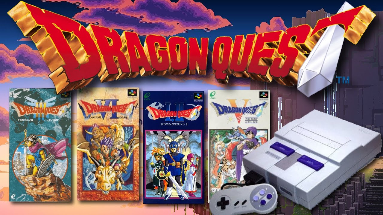 Todos los Dragon Quest para SNES - YouTube