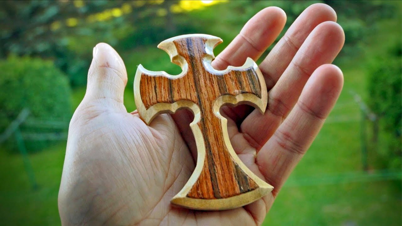 How to make a wooden cross - YouTube