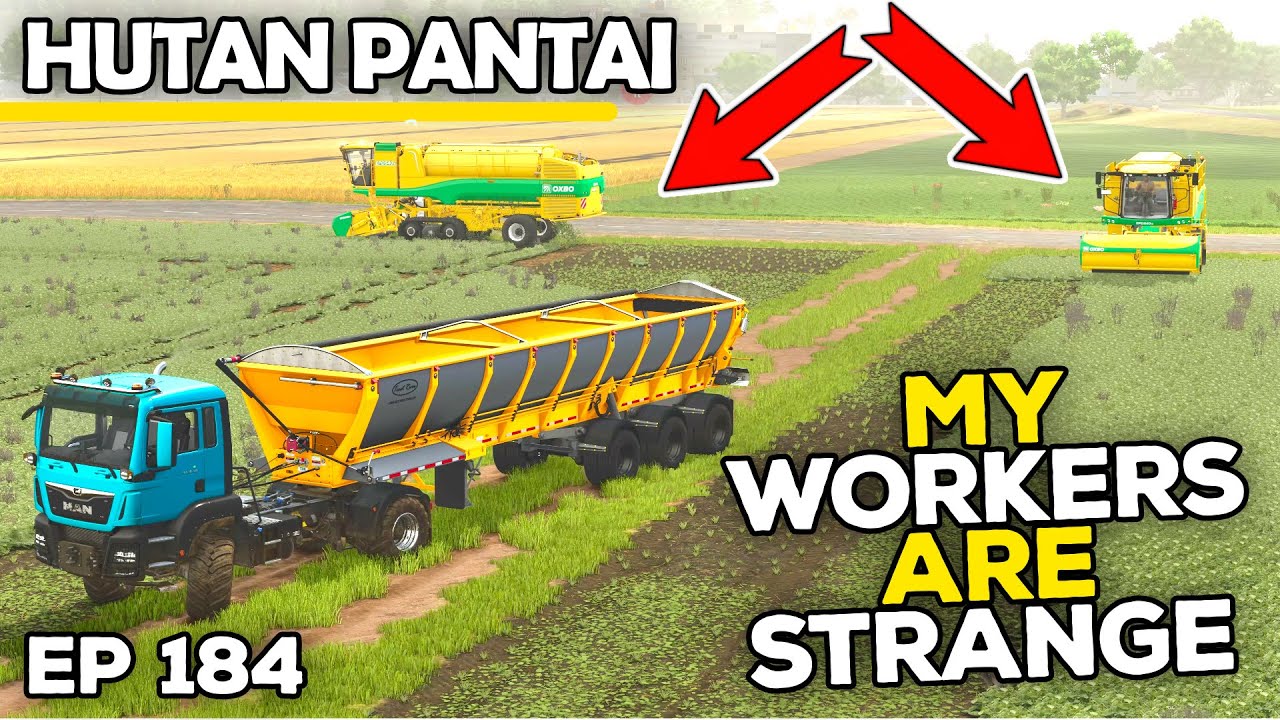 IT'S PEA TIME! BUT MY WORKERS ARE WEIRD | Farming Simulator 25 - Hutan ...