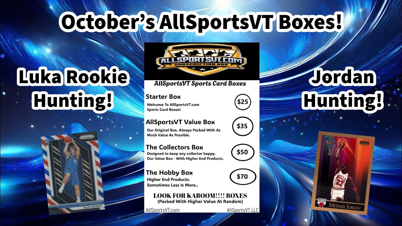 AllSportsVT Subscription Boxes! Going Luka Rookie Hunting! - YouTube