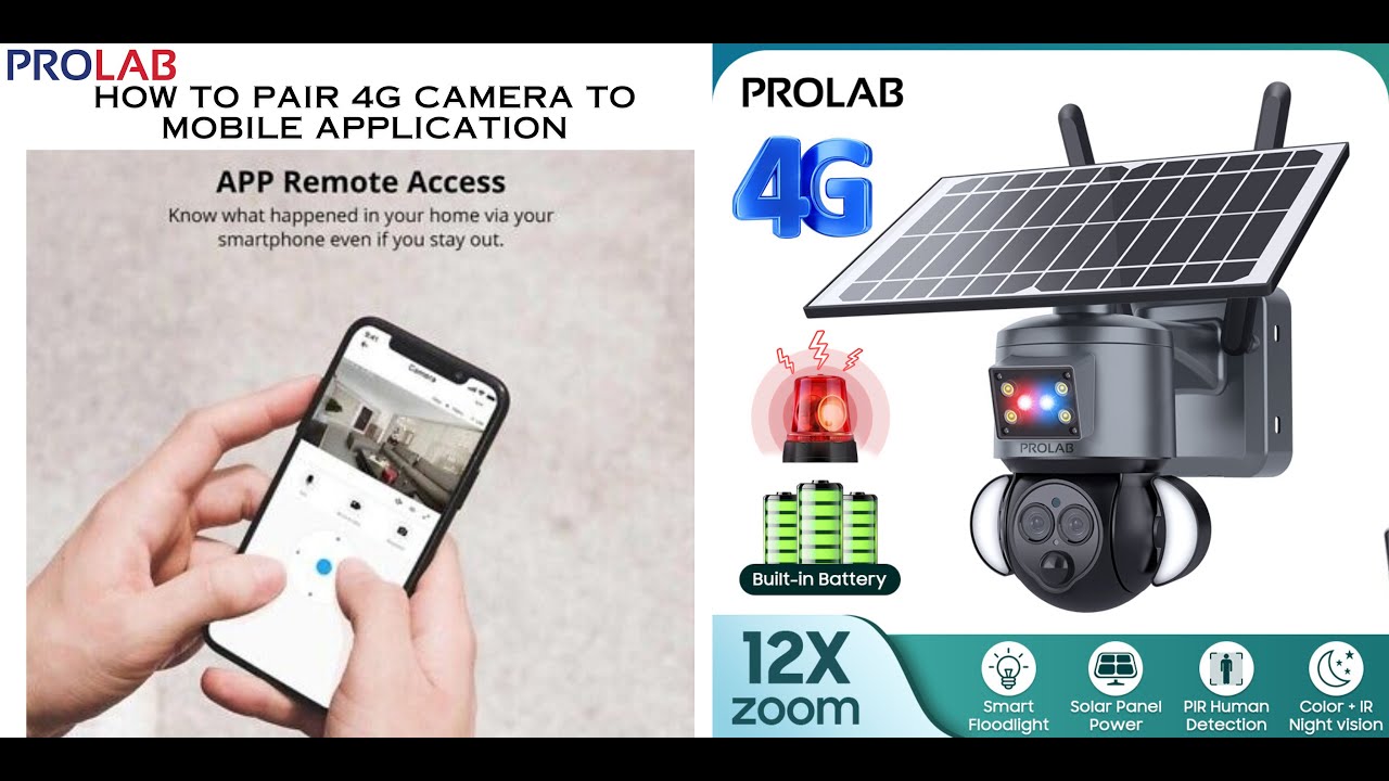 New Camera Solar 4g 12x zoom camera ll How to Configure4g camera ll ...