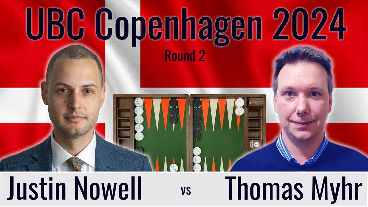 UBC Copenhagen Backgammon Rd 2: Justin Nowell vs Thomas Myhr - YouTube