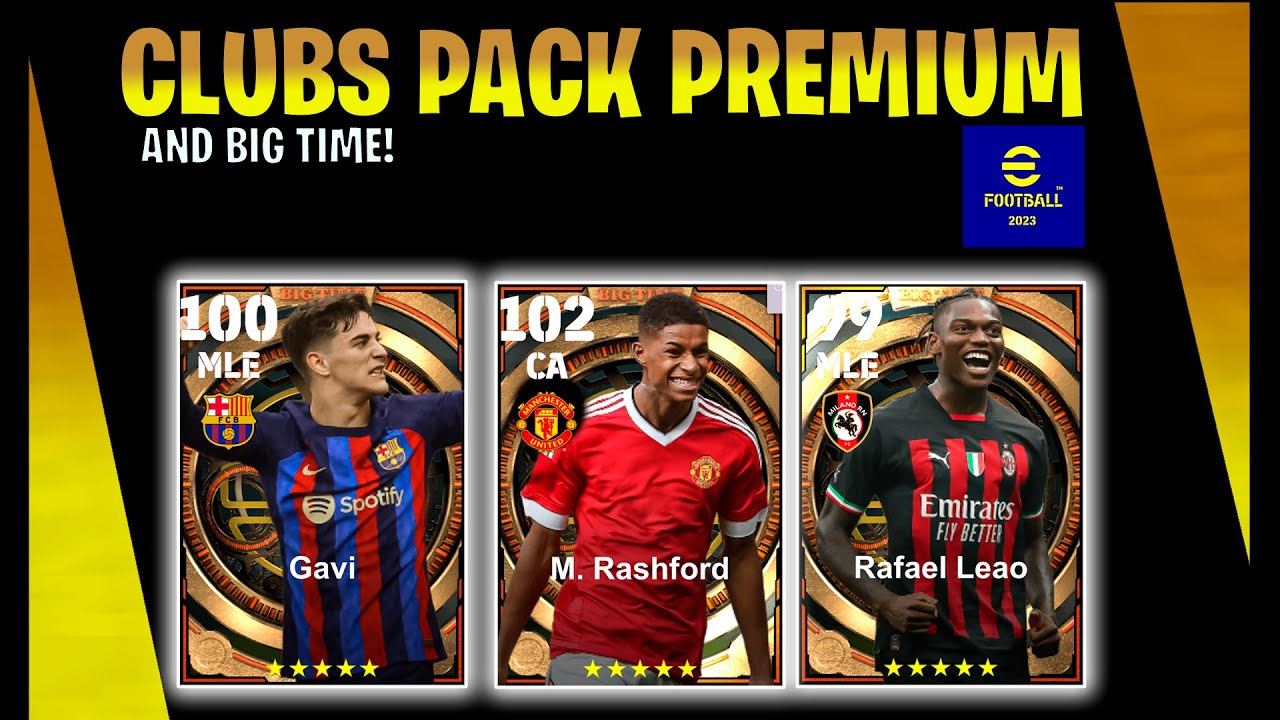 CLUBS PACK PREMIUM? ESTÃO CHEGANDO OS MELHORES CLUBS PACK NO EFOOTBALL ...