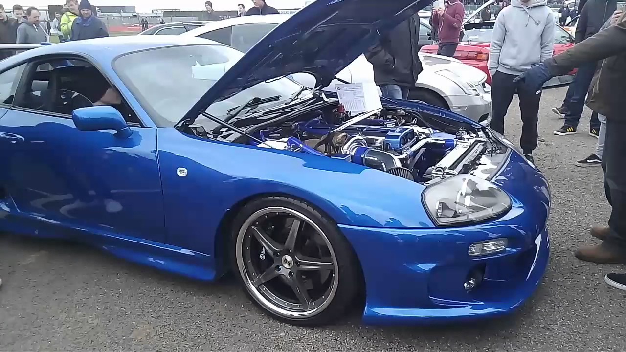 Toyota Supra 2JZ turbo/blow-off sound - YouTube