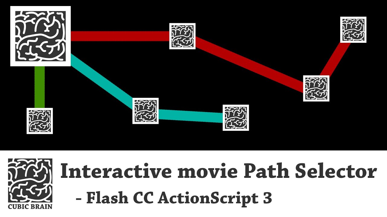 Flash CC AS3 - Interactive movie - Path Selector - YouTube