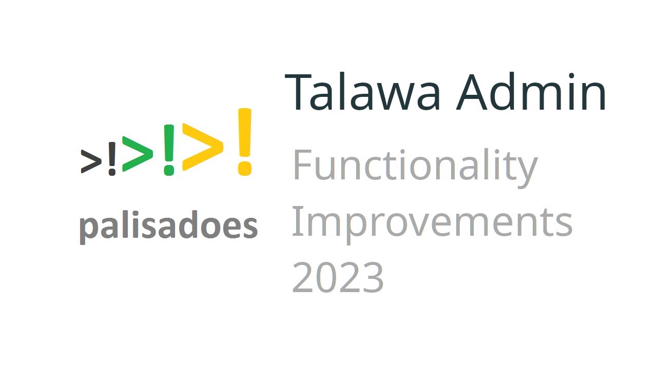 Talawa Admin - Functionality Improvements 2023 - YouTube