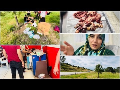 VEFAT EDEN KAYINVALİDEMİN ARKADAŞI GELDİ-KURBAN İŞİ HALLEDİLDİ-PİKNİKSİZ OLMAZ 