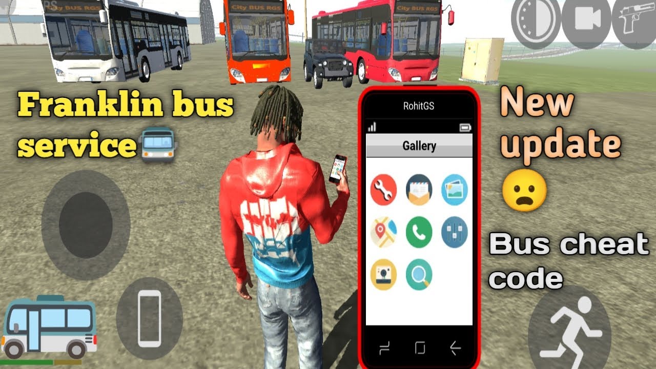 franklin bus service#New update😦#Bus Cheat code# ...