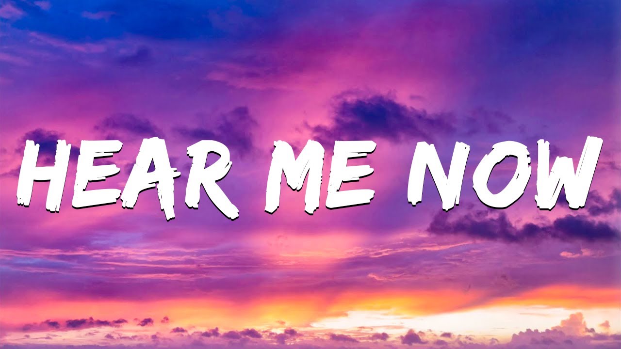 Hear Me Now - Alok, Bruno Martini Feat Zeeba ( Lyrics ) | OneRepublic ...