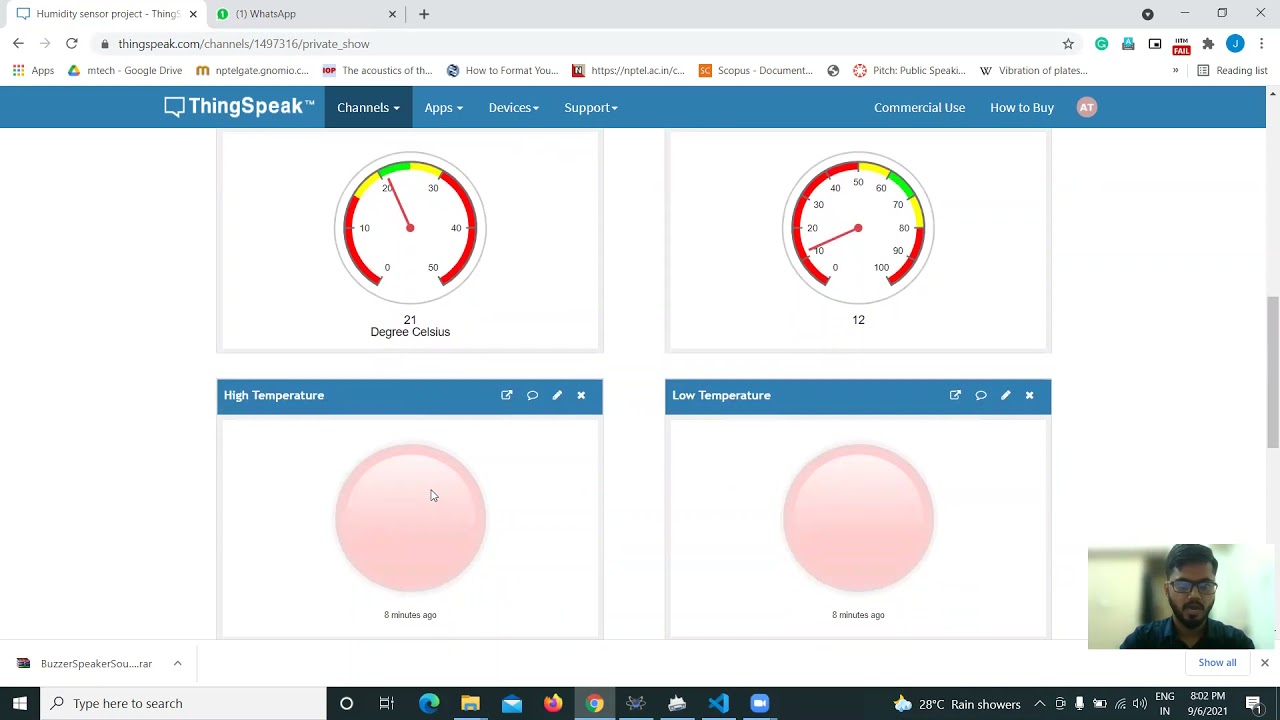 Humidity Sensor Proteus Simulation - YouTube