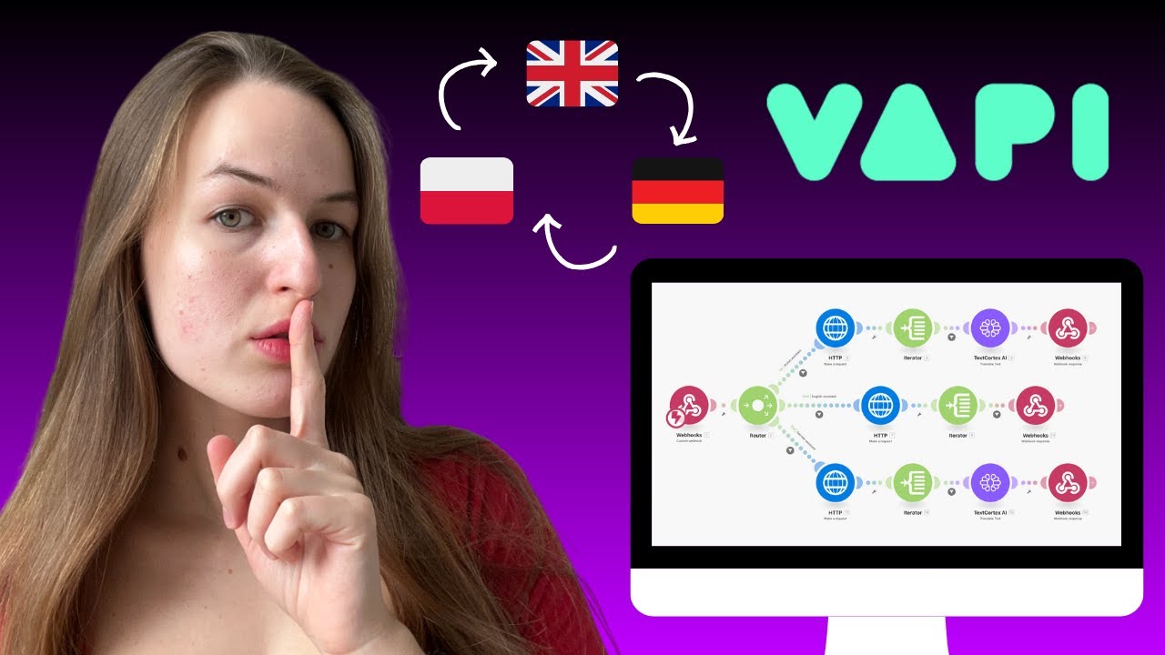 How to build MULTILINGUAL Voicebot (Vapi Squads + Make.com) - YouTube