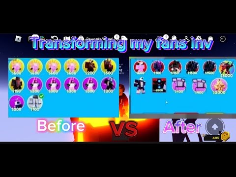 Transforming My Fans Inventory To a good Inventory In Roblox TTd - YouTube