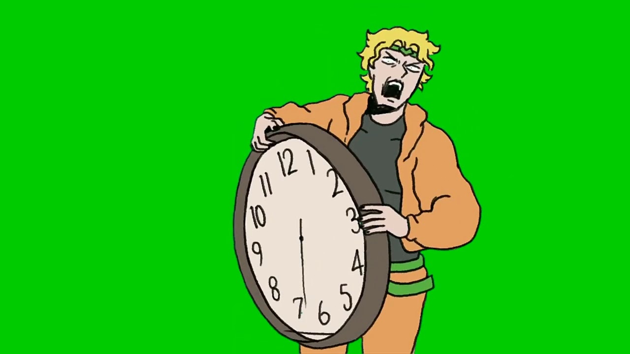 Dio "it's time to stop" green screen (nmms suscribanse, pa' no pasar ...
