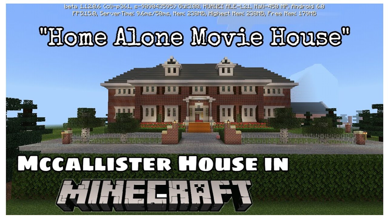 The iconic McCallister House of Home Alone - Minecraft (#5) - YouTube