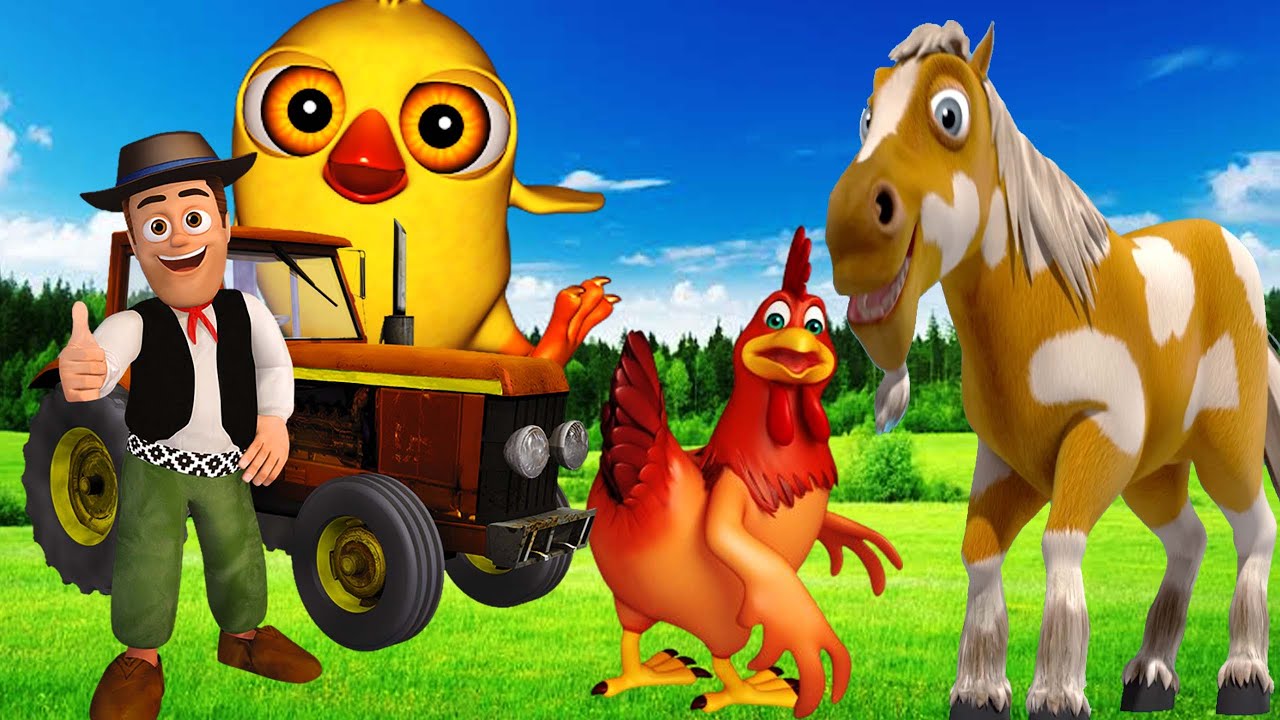 El pollito pio 3D - los dicen - pollito pio remix song- de la granja ...