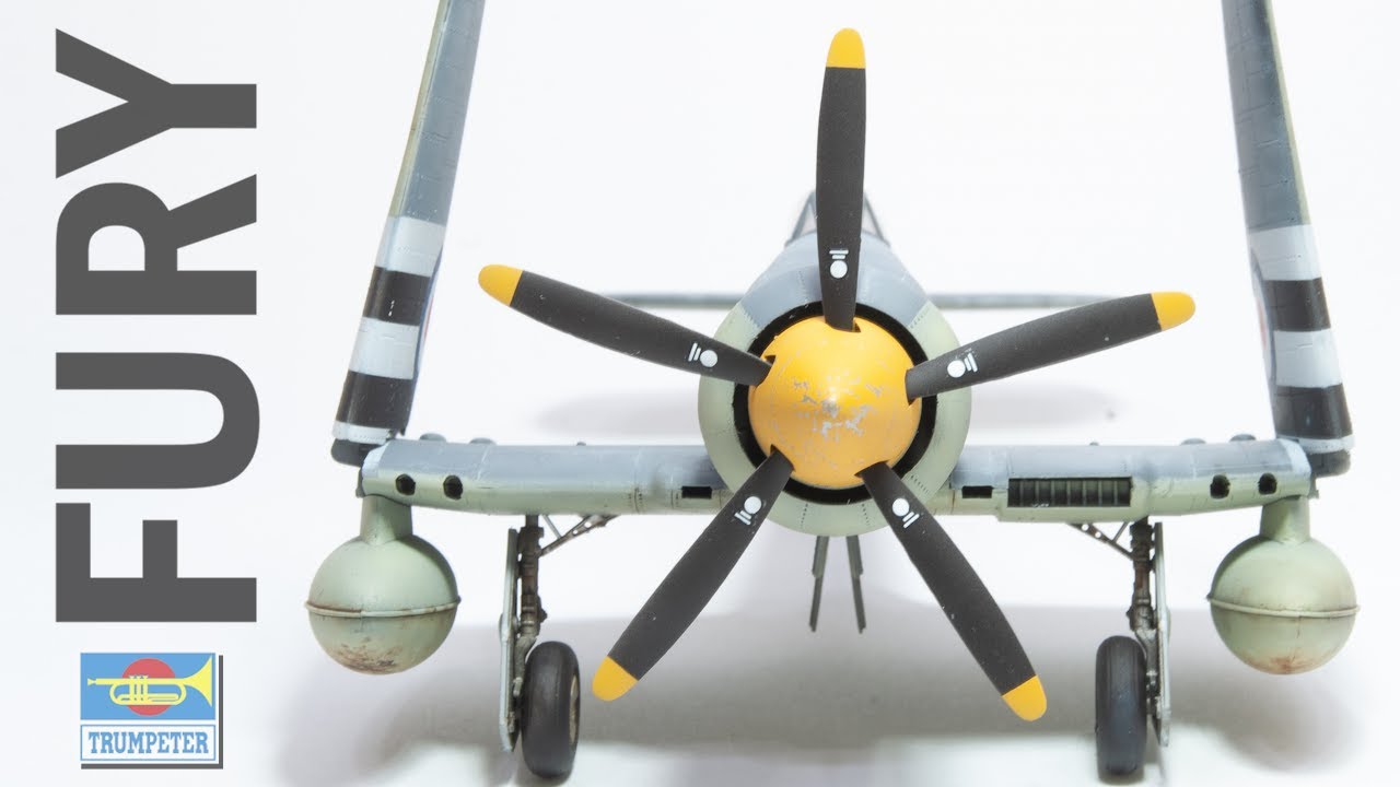 Trumpeter 1:48 Hawker Sea Fury | Full Build | HD - YouTube