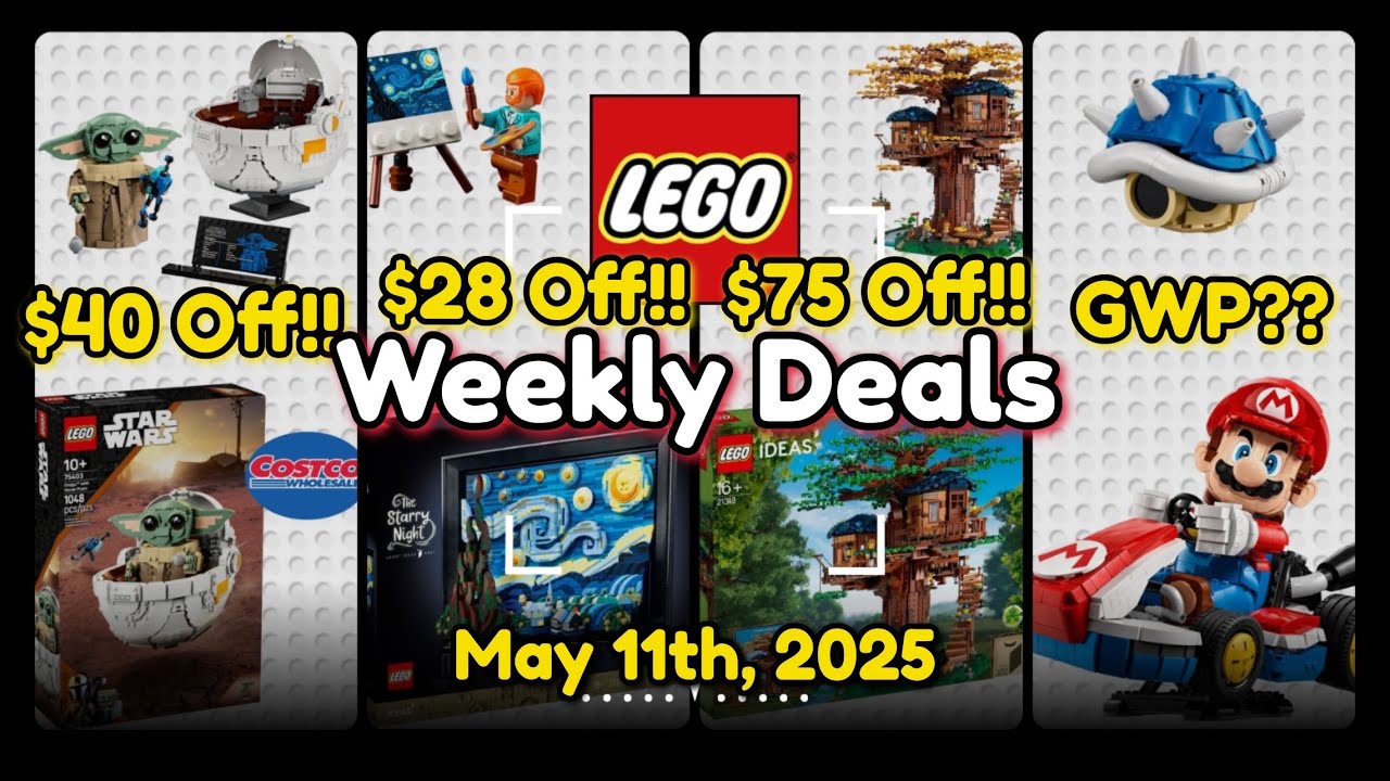 Weekly LEGO Deals!! Happy Mother’s Day!! - YouTube
