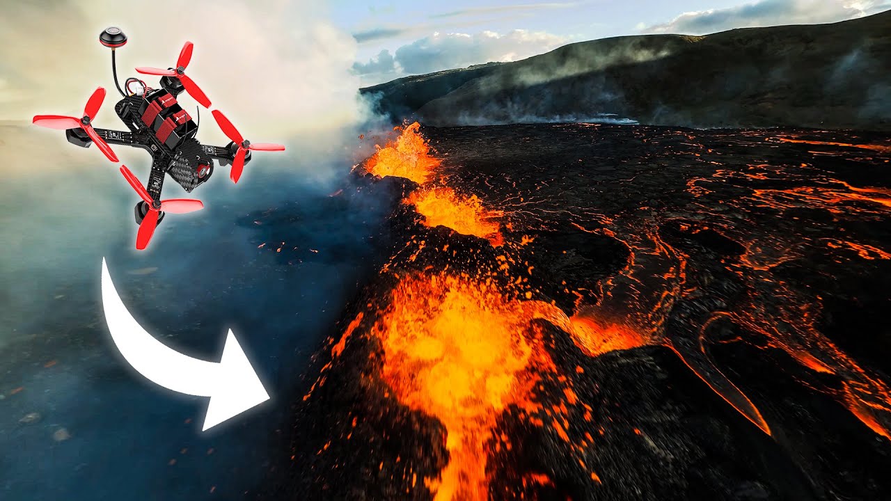 Insane Drone Crash Into Iceland Volcano Eruption — How Did It Survive