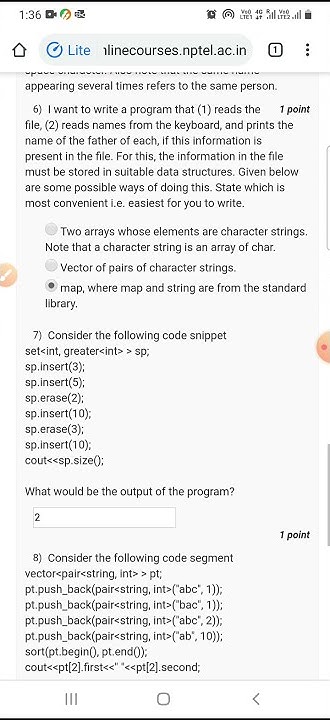 An Introduction To Programming Through C Week 11 Objective Assignment Youtube 9574