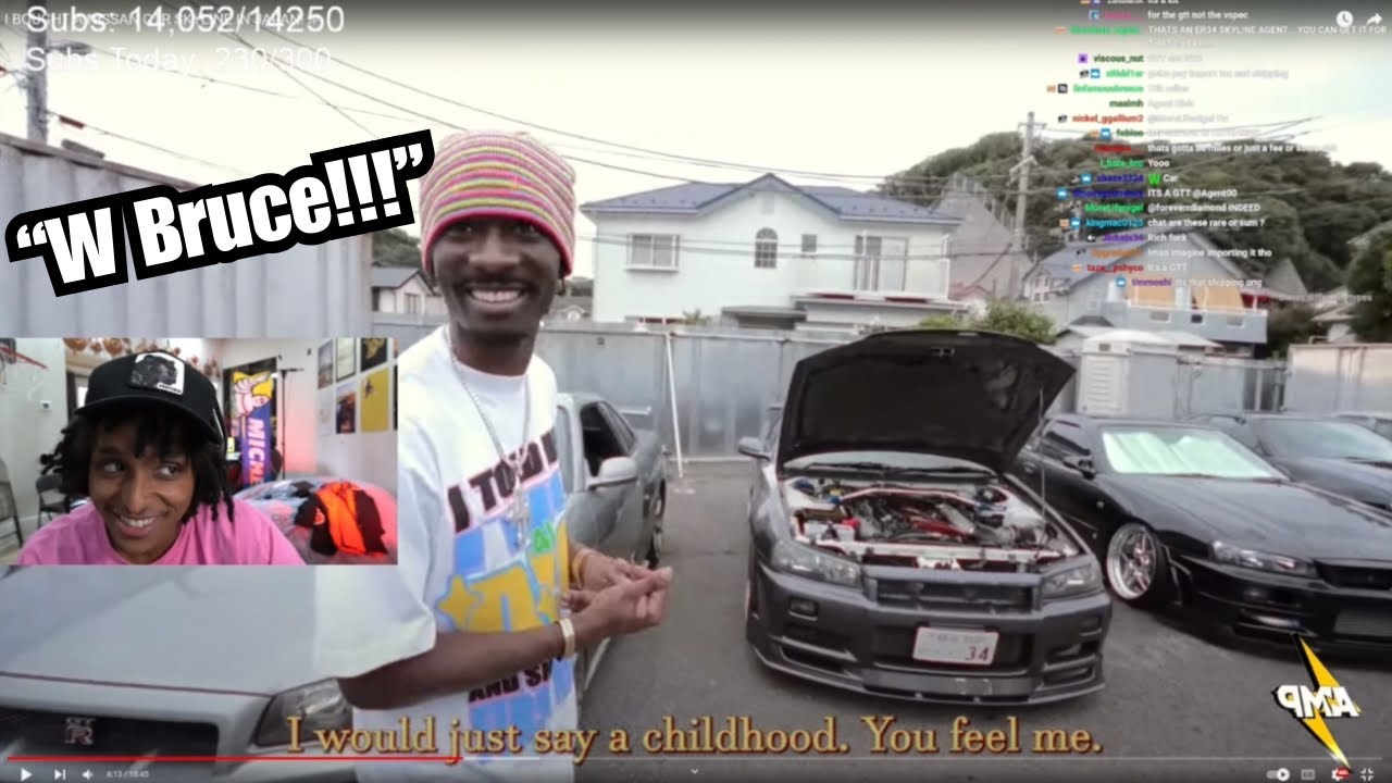 Agent reacts to BruceDropEmOff buying his dream car! (I BOUGHT A NISSAN ...