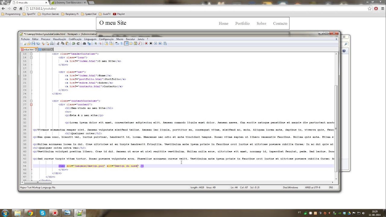 Como Criar Um Website Com Html Php Javascript Conteudo Parte 22