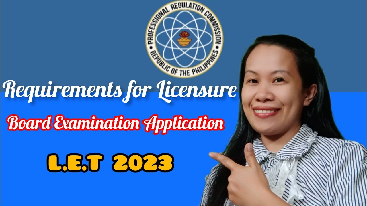 REQUIREMENTS FOR BOARD EXAMINATION|| (LICENSURE EXAMINATION FOR TEACHER ...