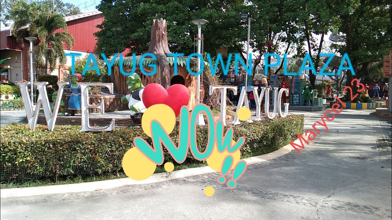 TAYUG TOWN PLAZA pasyal ko po kayo sa plaza ng Tayug - YouTube