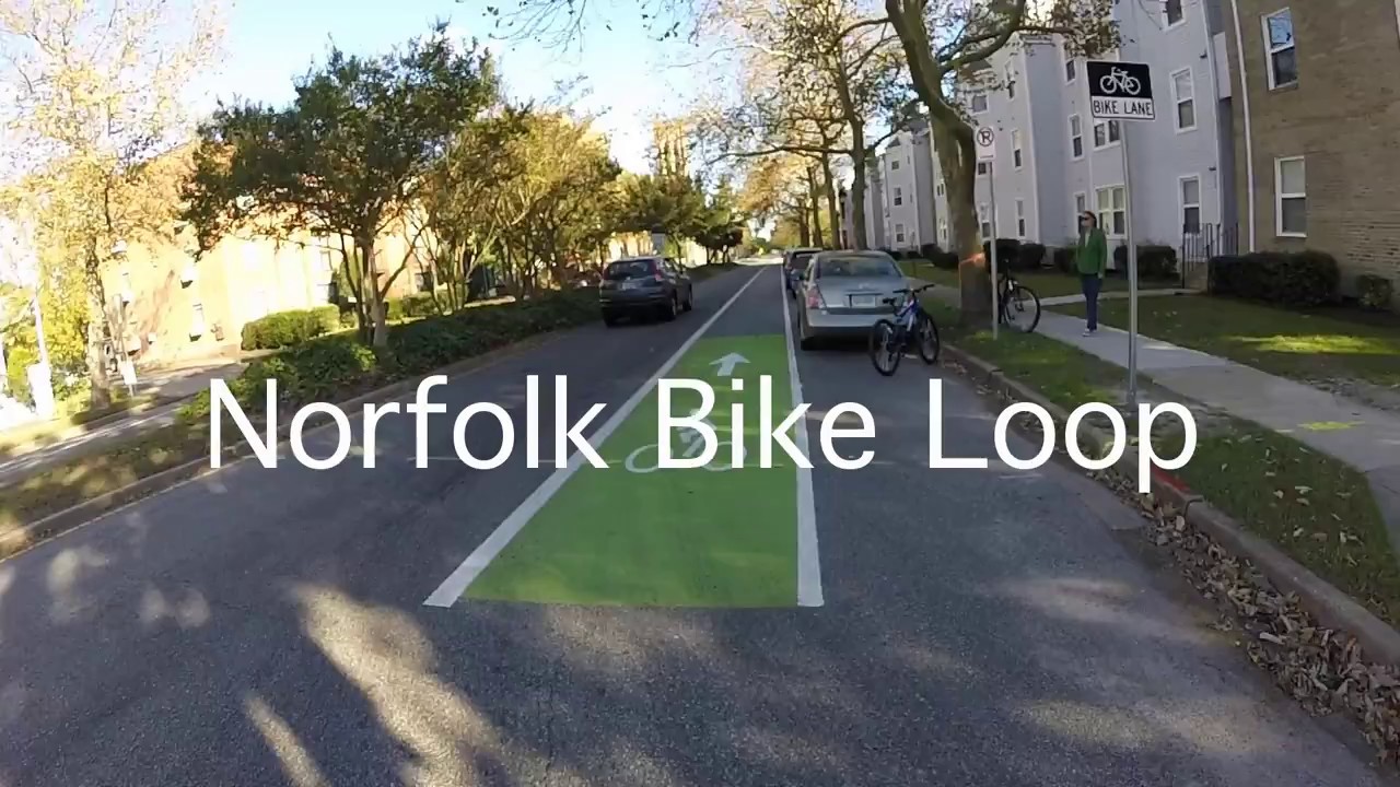 Speed Ride Through Norfolk's New Bike Loop - YouTube