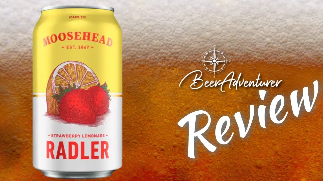 Strawberry Lemonade Radler | Moosehead Breweries Ltd. | Beer Review - YouTube