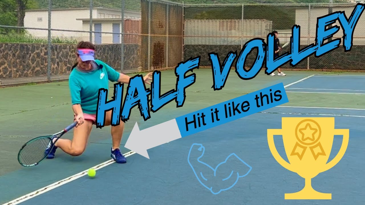 How To Hit A Perfect HALF VOLLEY - YouTube