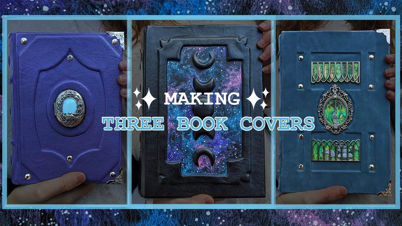 Three Book Covers ~ Compilation ~ Finishing 3 Beautiful Leather Tomes ...