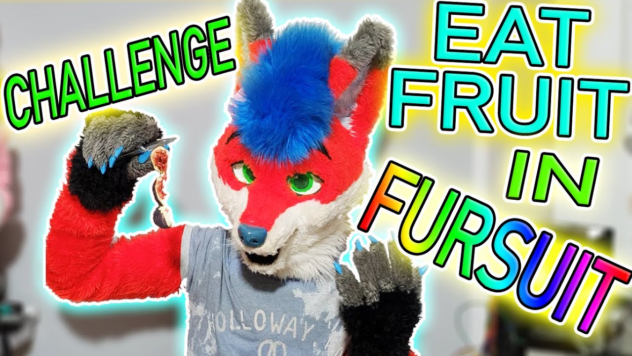 CHALLANGE!!! Zjedz Owoc Fursuicie! - by Skify - YouTube