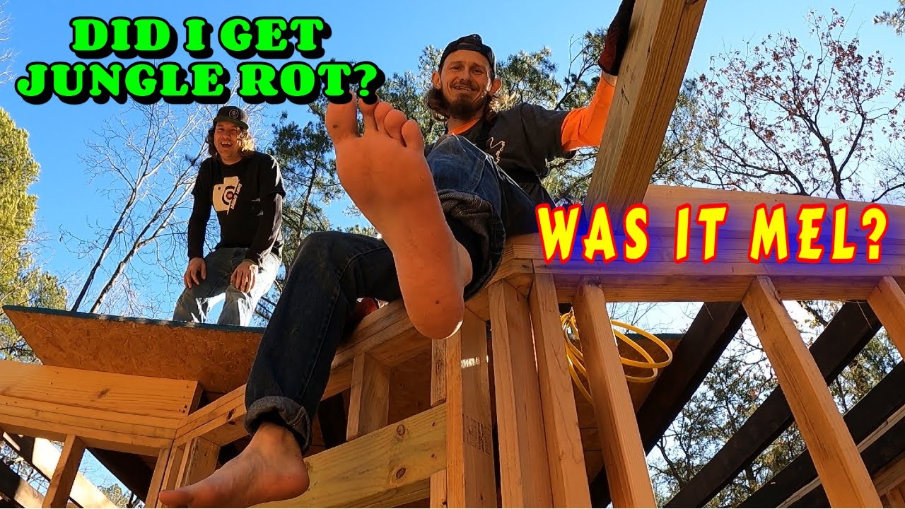 DID I GET FOOT FUNGUS FROM SLR? | work, couple builds, tiny house ...