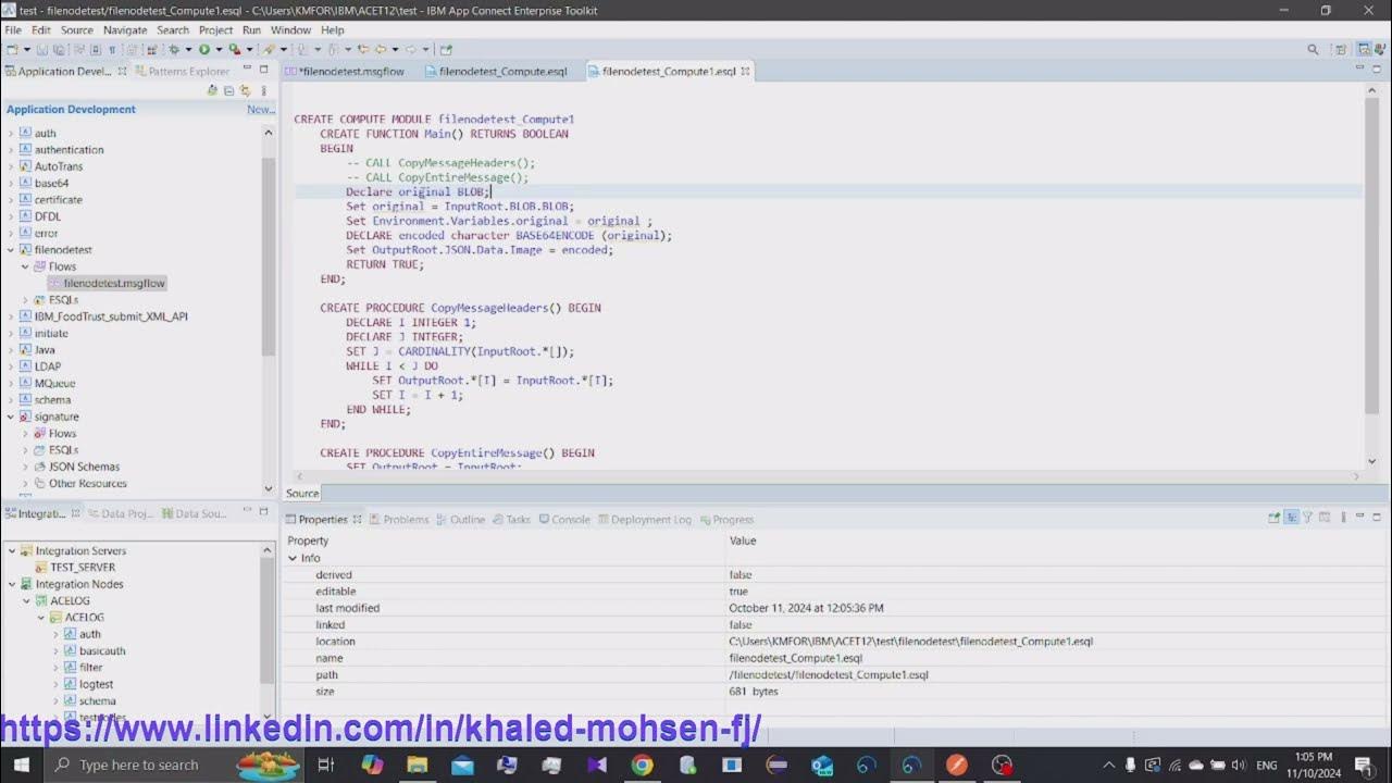 FileRead & FileOutput and FileInput Nodes Part 1 IBM App Connect (ACE) - YouTube