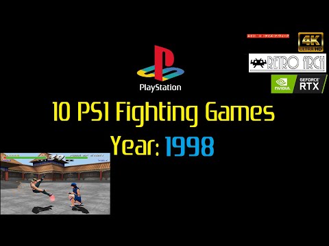 10 PS1 1998 Fighting Games 4K 60FPS - YouTube
