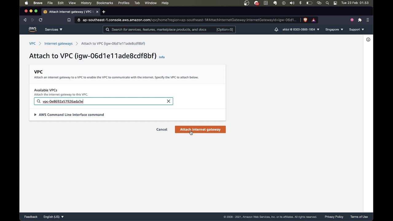 #4 Internet Gateway - Tutorial Networking Di AWS Dengan VPC Dan EC2 - YouTube