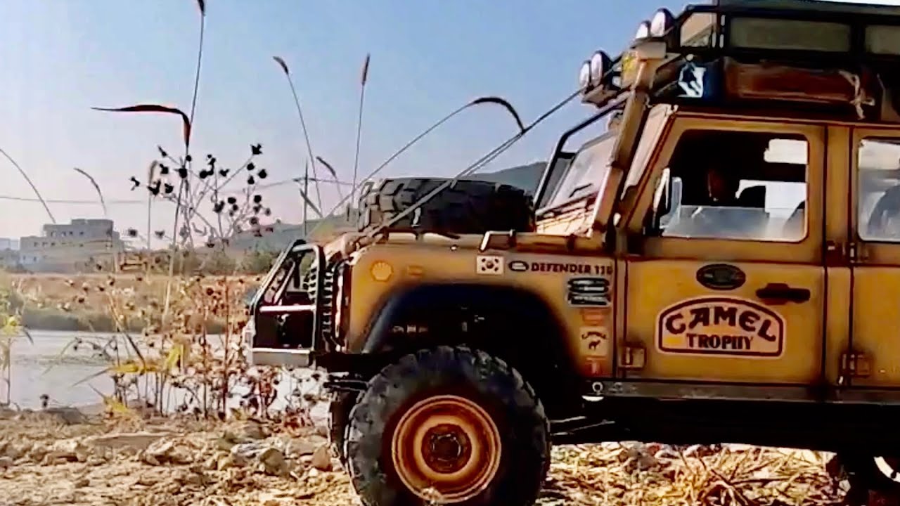 Rc4wd defender 110 camel trophy - YouTube