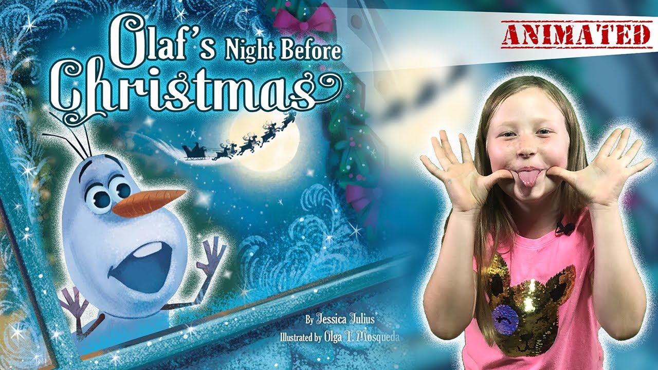 Olaf's Night Before Christmas | Children Read Children's Books Aloud ...