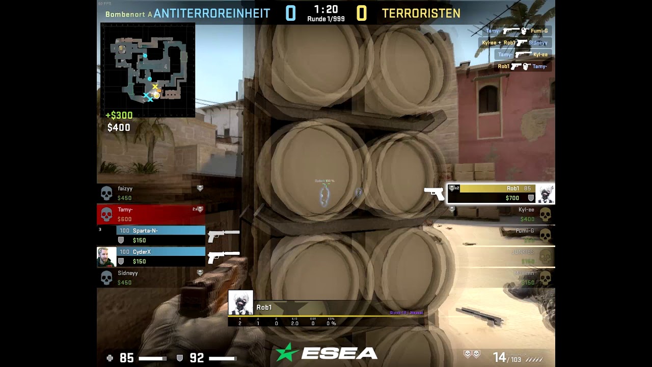 Rob1 ESEA RANK G - YouTube