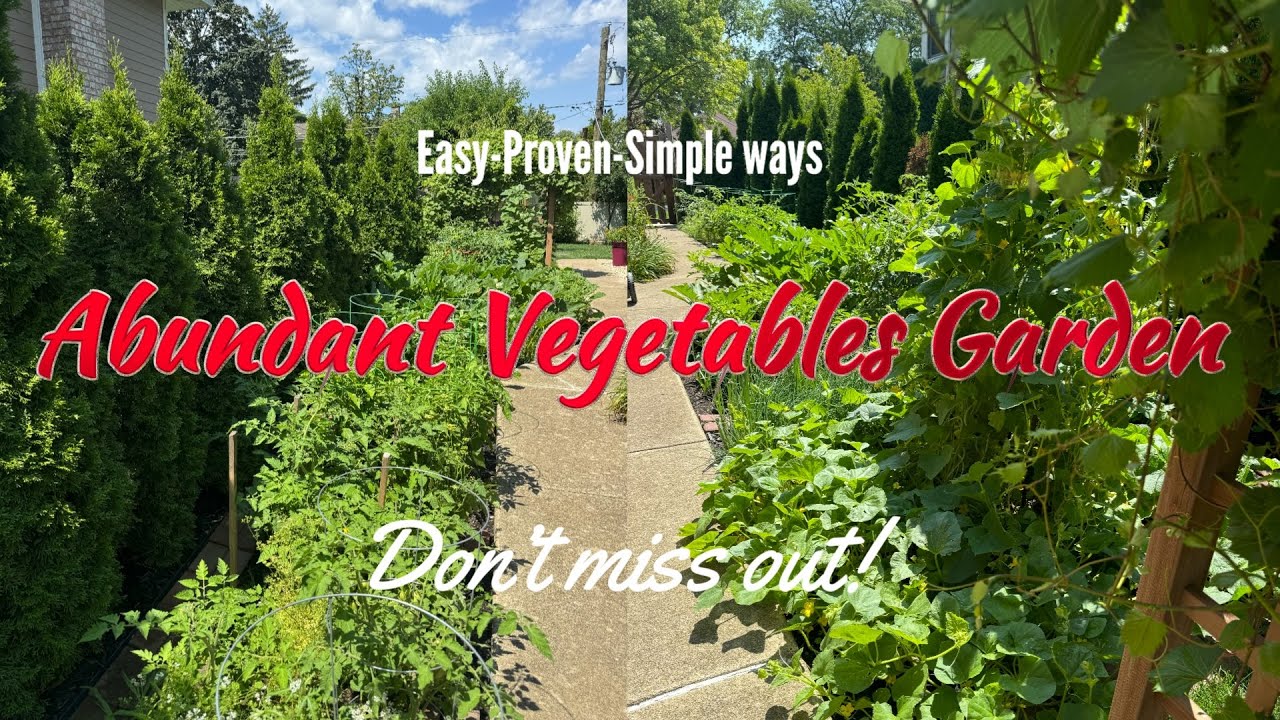 Abundant Vegetables Garden - Don't miss out on the easy ways to get ...