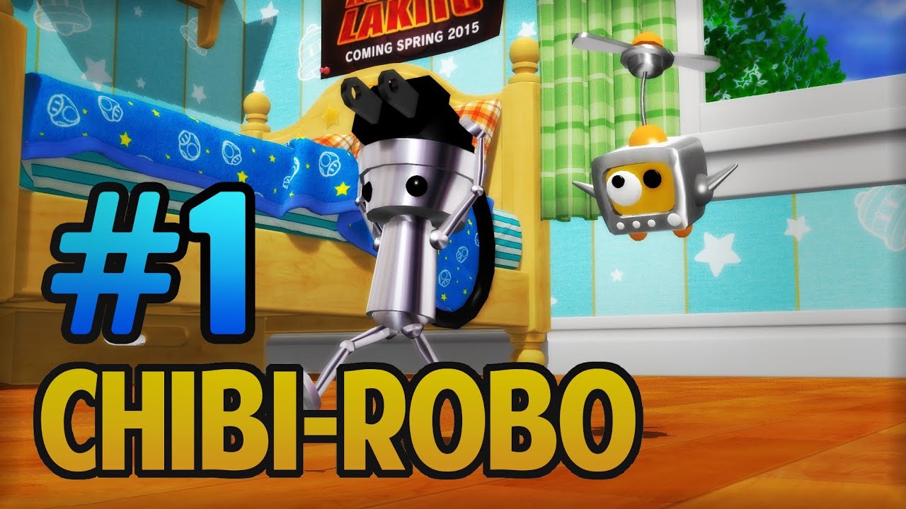 Chibi-Robo JPN | Exploring the living room | Playthrough part 1 (No ...