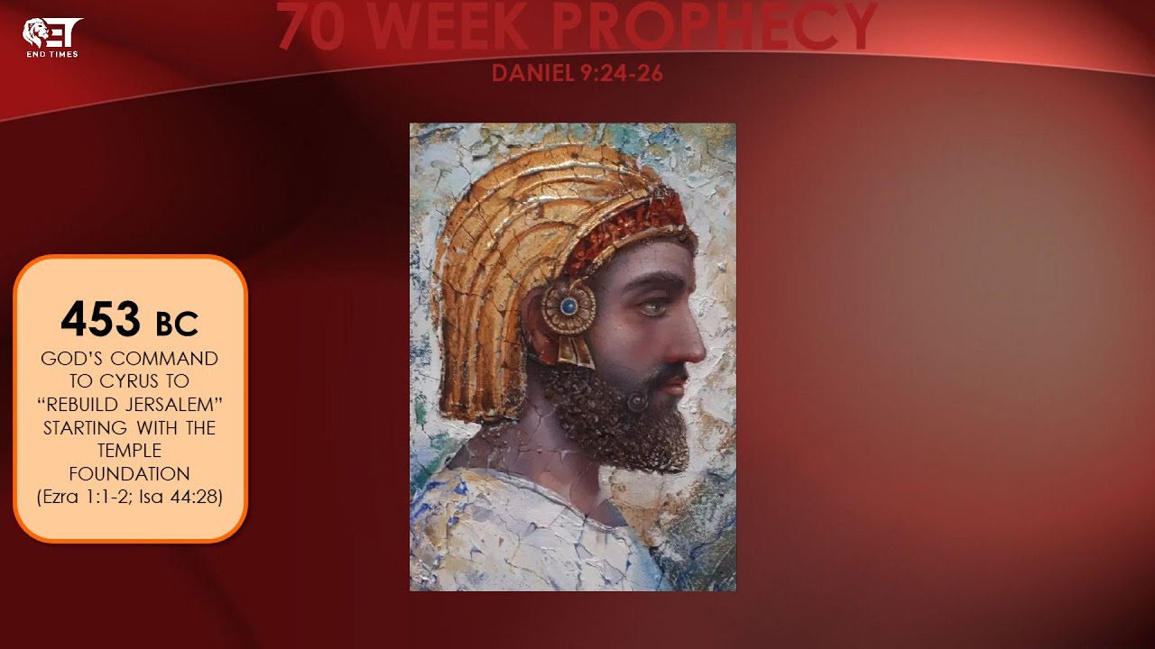 DANIEL'S 70 Week Prophecy EXPLAINED #70weeks #Daniel9 #messiahcutoff # ...