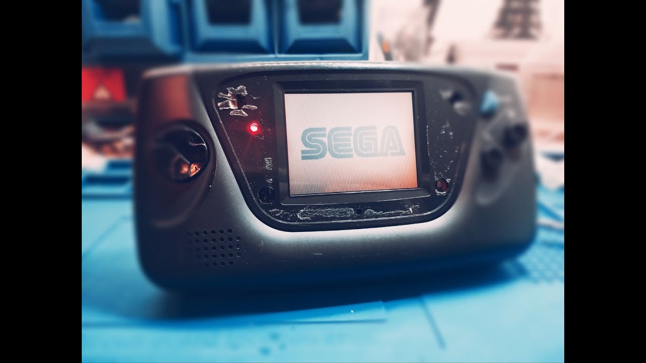 sega game gear capacitor replacement - YouTube